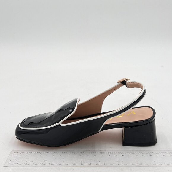 YDN | Shoes | Ydn Women Closed Square Toe Block Low Heels Slingback ...